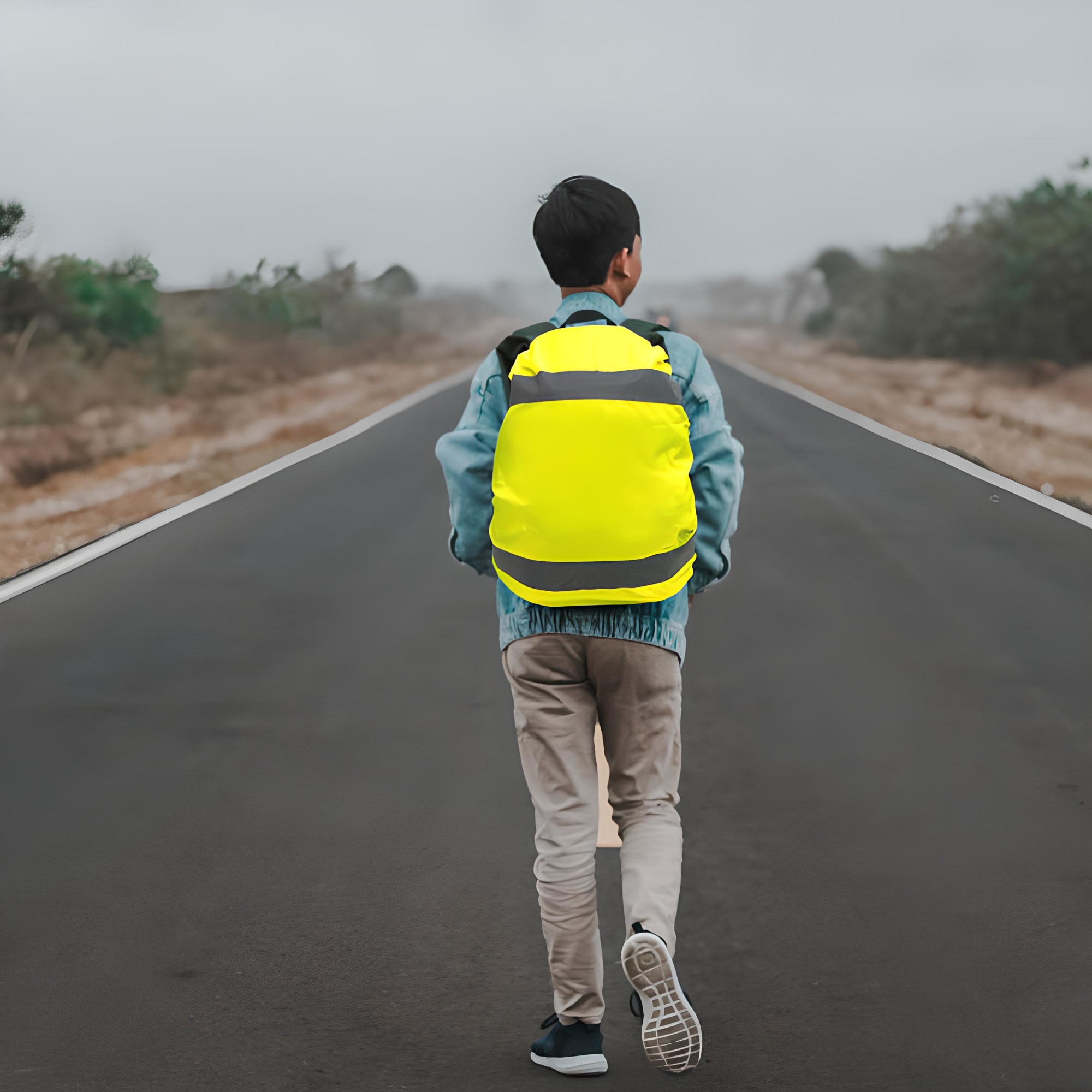 Husa Impermeabila Pentru Rucsac, Universala, 20l, reflectorizant galben ...