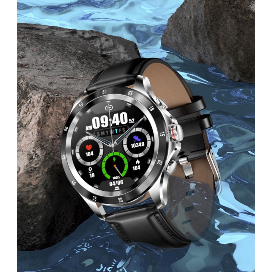 Ceas Smartwatch pentru barbati ZAXER de 1,32", masurare a pulsului, 24 ...