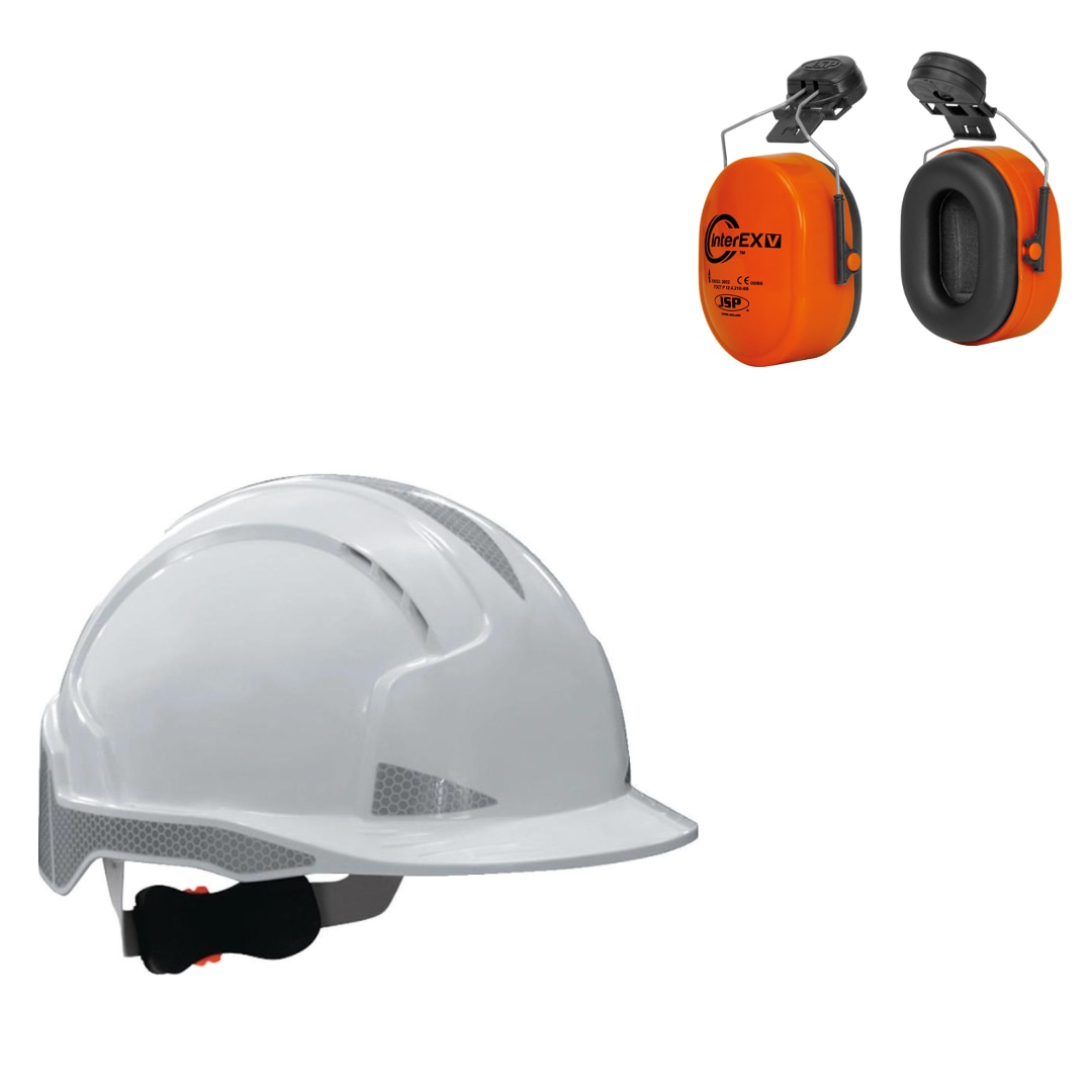 Set Casca JSP CR2 si antifoane JSP High Visibility - JSP Manager HEAR Plus - eMAG.ro