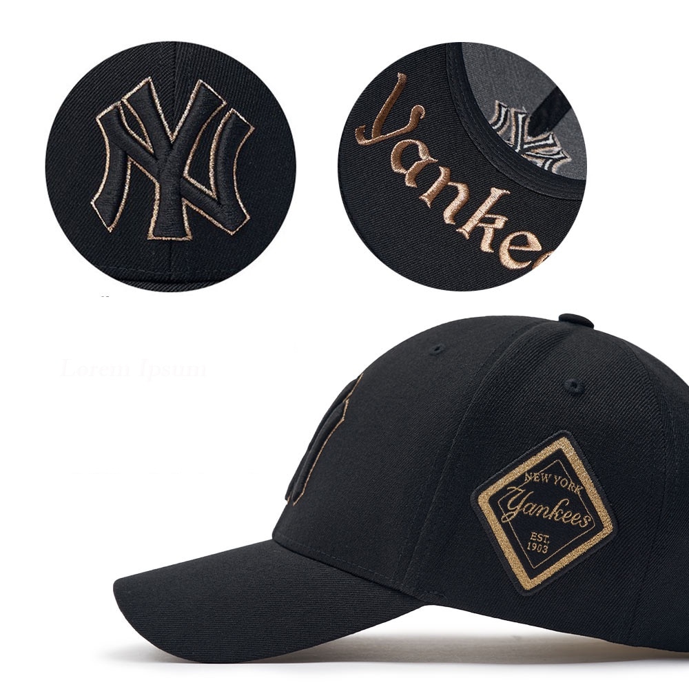 Sapca barbati New York Yankees, Ajustabila, 56-62 cm, Negru - eMAG.ro