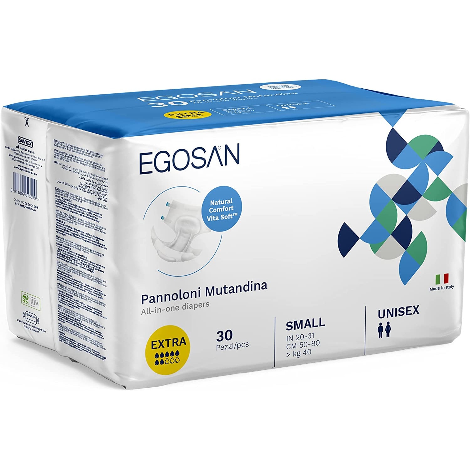 Scutece Adulti EGOSAN Small Extra 7pic 30buc - eMAG.ro