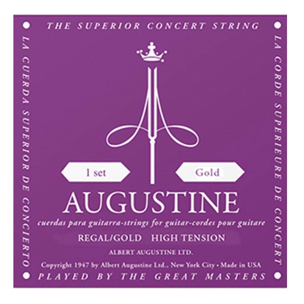 Set 6 corzi chitara clasica Augustine AUREGO Regal Gold - eMAG.ro