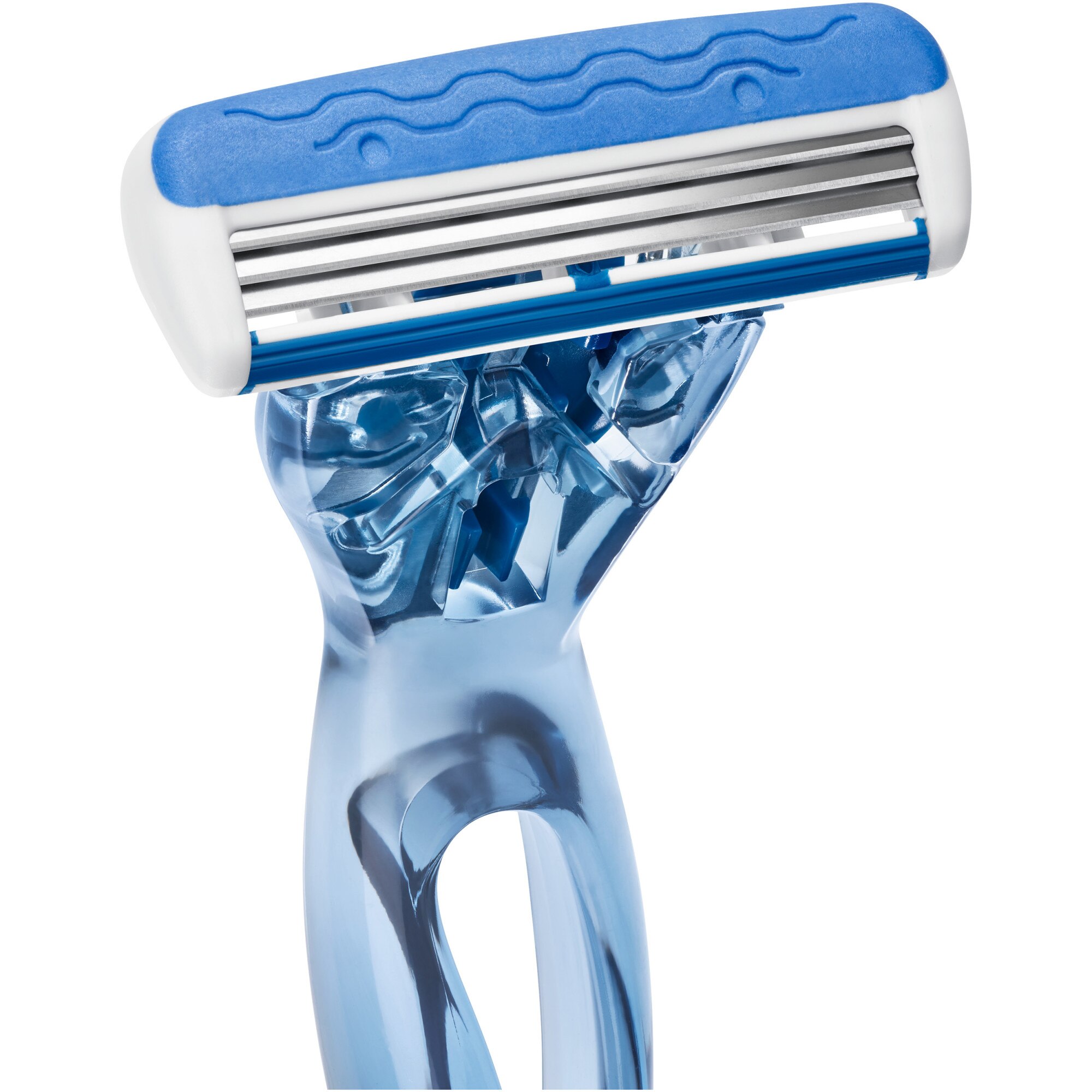 Самобръсначка BIC Soleil Click, 3 остриета, Син - eMAG.bg