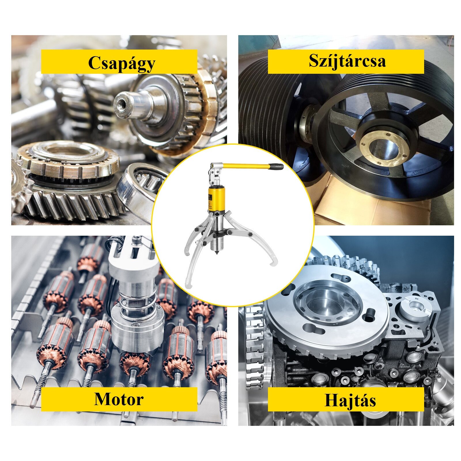 Hidraulikus csapágylehúzó - 15t - eMAG.hu