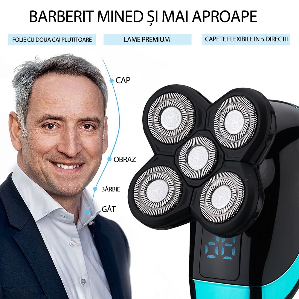 Електрическа самобръсначка, BYONDSELF®, система 5 в 1, комплект за ...