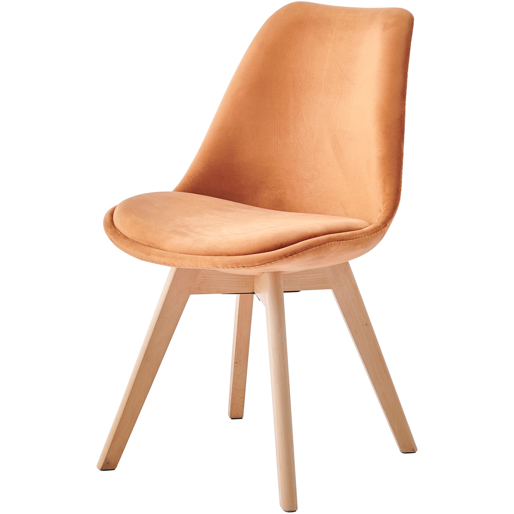 Set 4 scaune dining / bucatarie Kring Astrid, tapiterie catifea ...