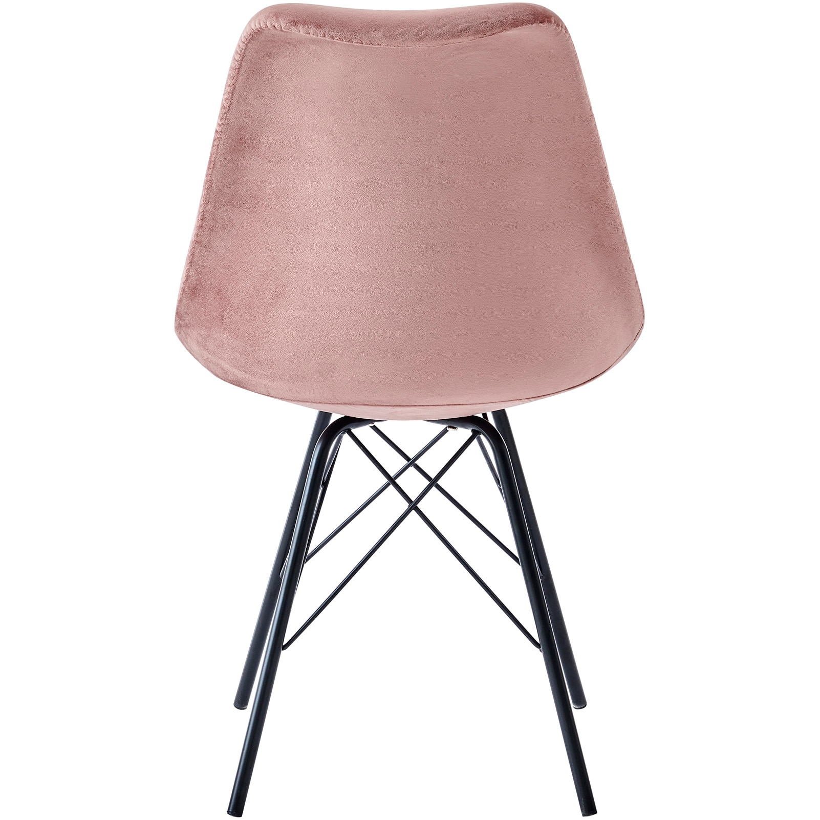 Set 2 scaune dining / bucatarie Kring Mila, tapiterie catifea, picioare ...