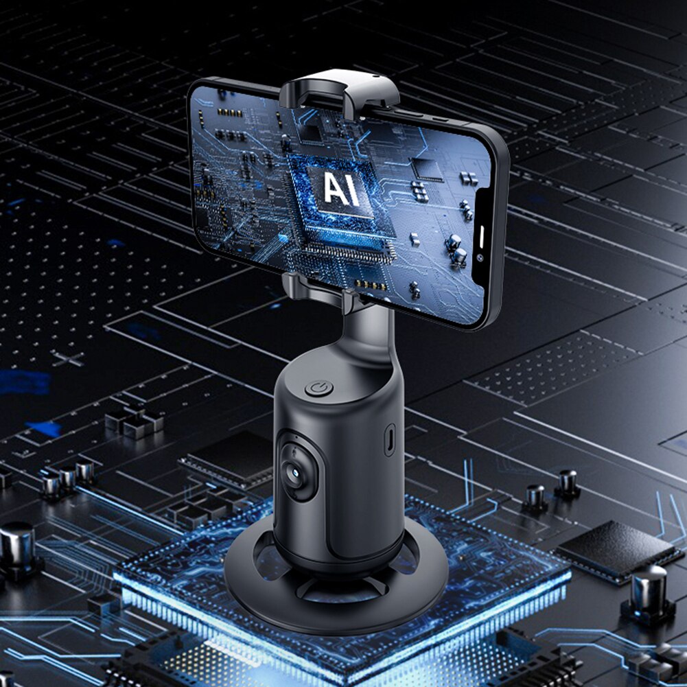 Suport inteligent de telefon, rotativ 360°, profesional, cu urmarire ...