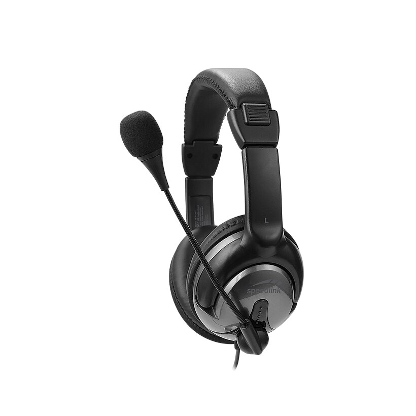 Casti Audio Speedlink Sento, Conexiune USB, Control Volum pe fir, Negru ...