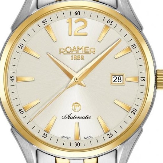 Férfi karóra Swiss Matic, Roamer, Quartz, Inox, arany/ezüst - eMAG.hu