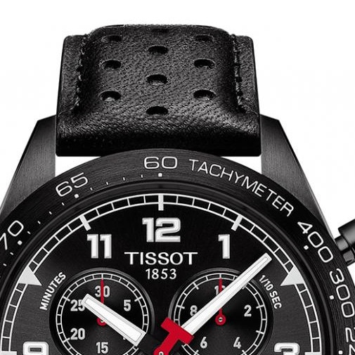 Ceas pentru barbati, Tissot, Inox/Piele, Negru - eMAG.ro