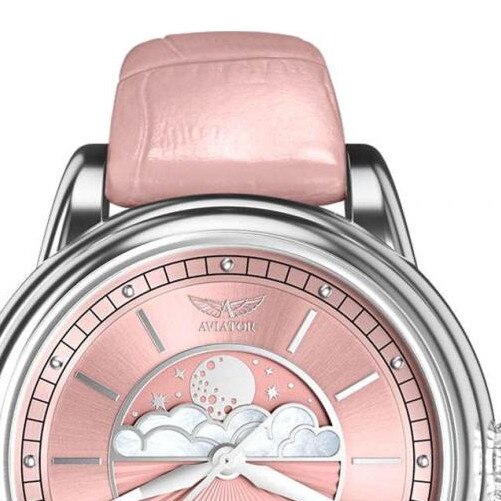 Ceas de dama, Aviator, Inox, Roz - eMAG.ro