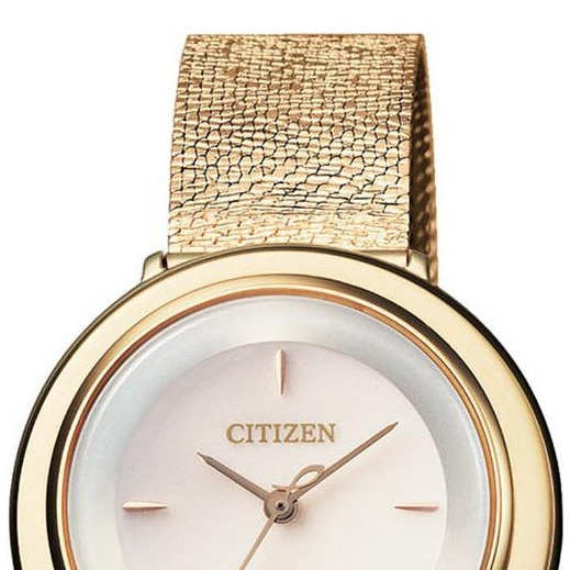 Ceas pentru dama, Citizen, Inox/Sticla, Quartz, Auriu - eMAG.ro