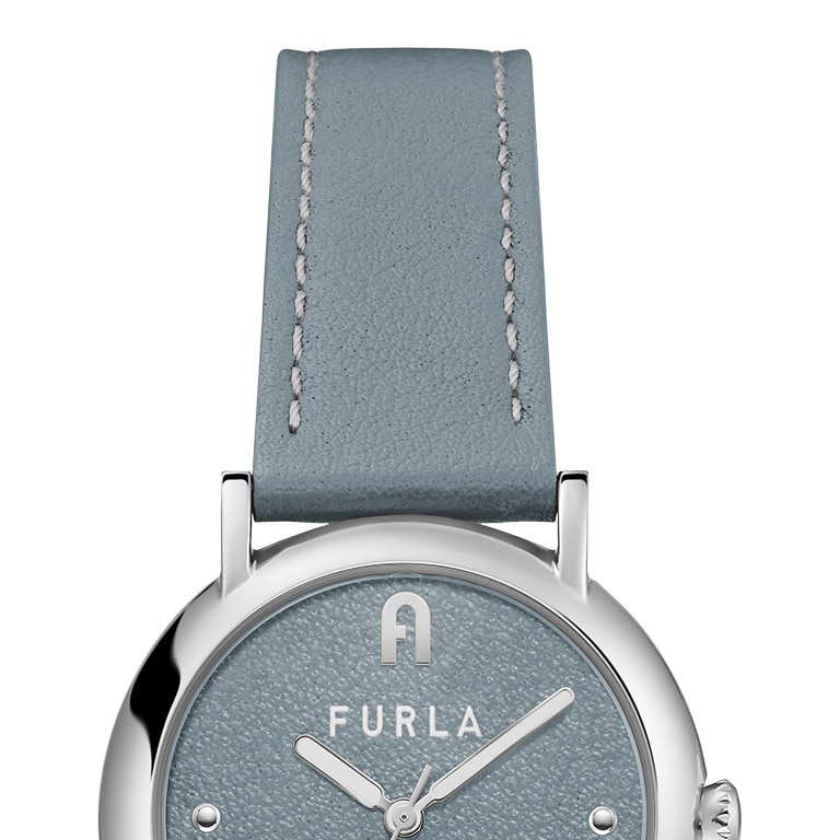 Ceas dama, Furla, INOX/Piele, 32 mm, Gri - eMAG.ro