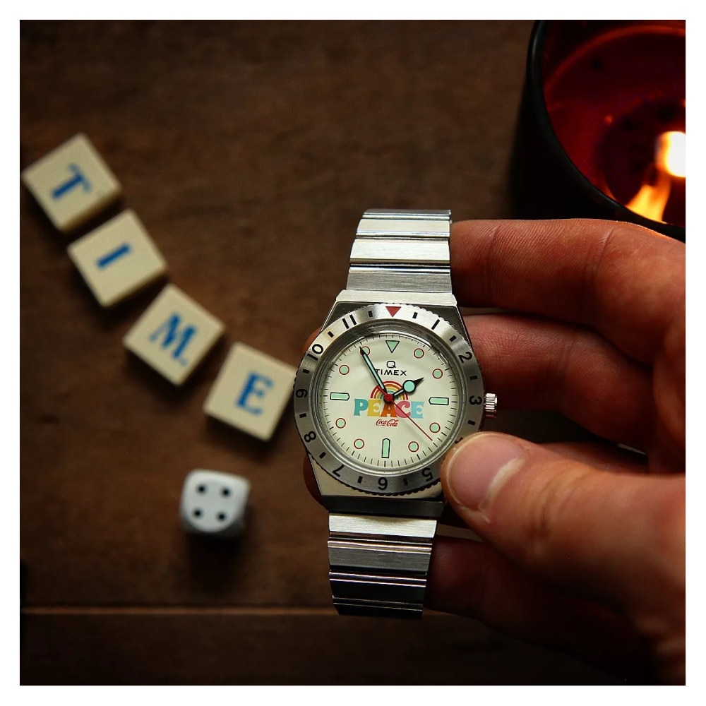 Ceas de dama Lab Archive 1971 Unity Collection, Timex, Inox, Argintiu ...