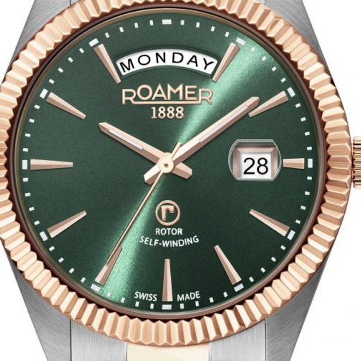 Ceas barbatesc, Roamer, Inox, Multicolor - eMAG.ro