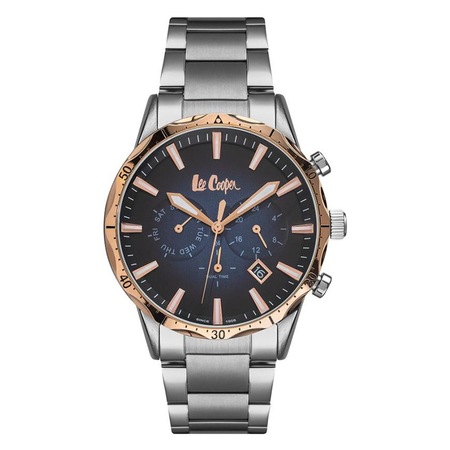 Ceas barbati, Lee Cooper, Inox/Alama, 44 mm, Multicolor - eMAG.ro