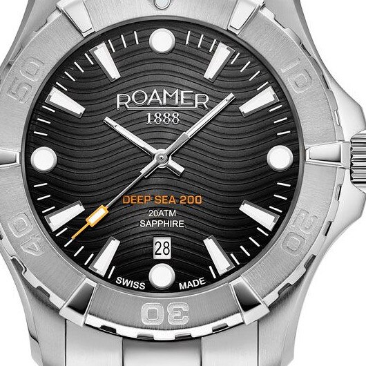 Ceas barbatesc, Roamer, Inox, Argintiu, Negru - eMAG.ro