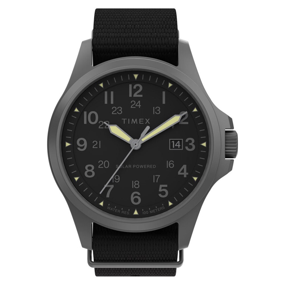 Ceas pentru barbati, Timex, Inox/Textil, Negru - eMAG.ro