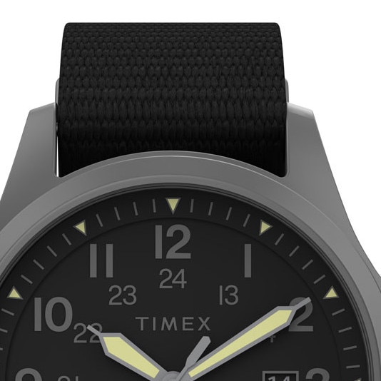Ceas pentru barbati, Timex, Inox/Textil, Negru - eMAG.ro