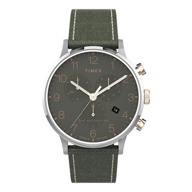 Ceas barbatesc, Timex, Inox, Verde - eMAG.ro