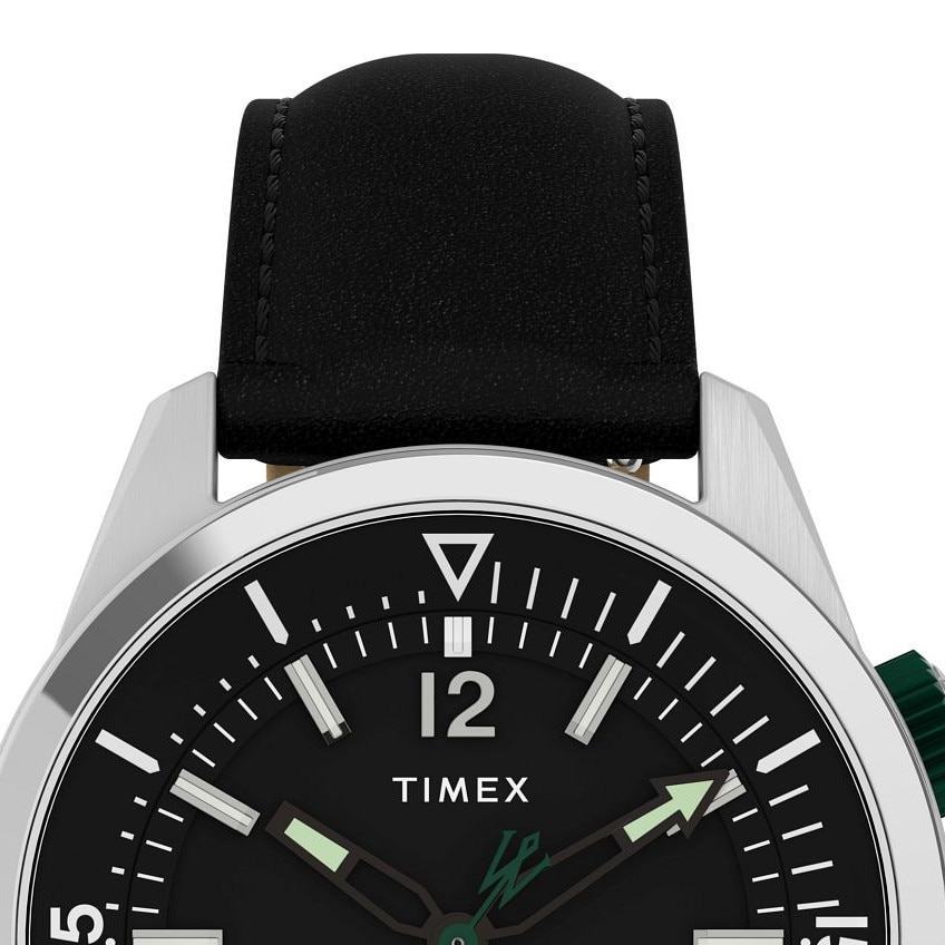 Мъжки часовник, Timex, Месинг/Кожа, Черен - eMAG.bg