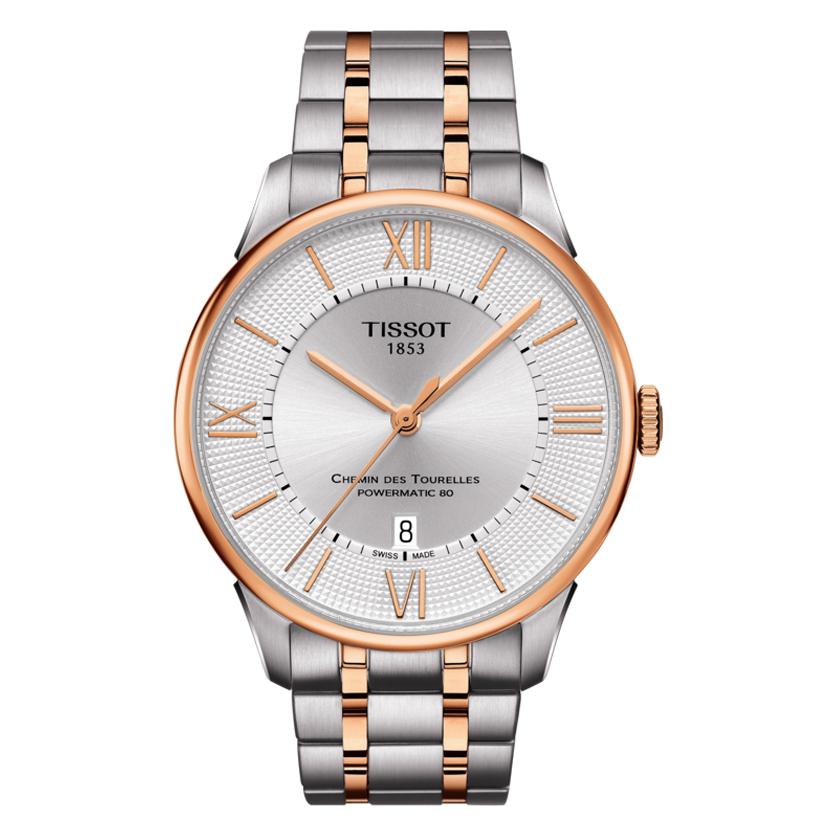 Мъжки часовник Chemin Des Tourelles Powermatic 80, Tissot, Inox ...