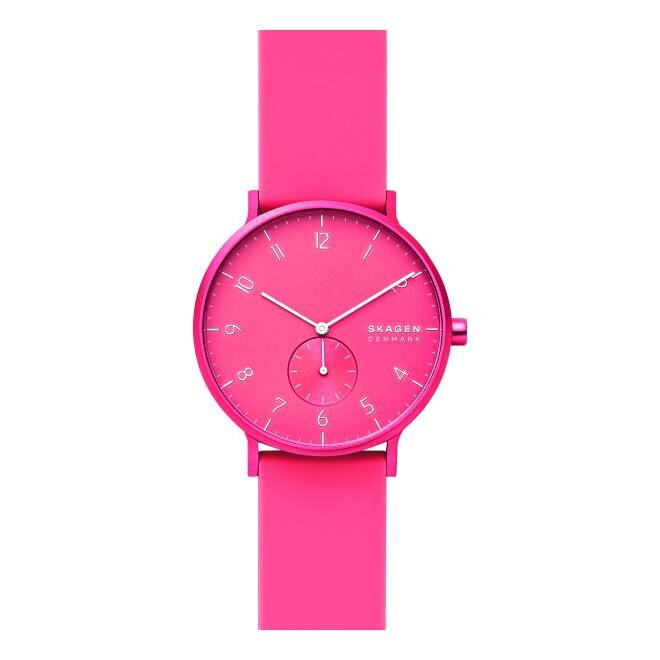 Ceas barbati, Skagen, Otel, Mecanism Quartz, Roz - eMAG.ro