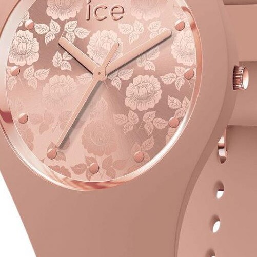 Ceas dama, Ice Watch, Ice Flower, Plastic/Cauciuc, 40 mm, Roz - eMAG.ro