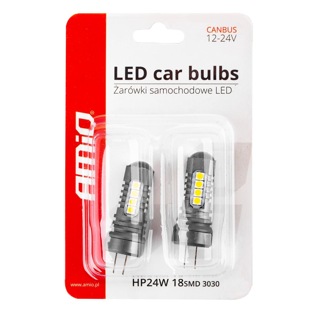 Set 2 becuri LED auto AMIO - eMAG.ro