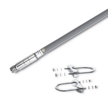 Antena LoRa, Fibra de sticla/Cupru nichelat, 5.8 dBi, 25 x 500 mm, Gri ...