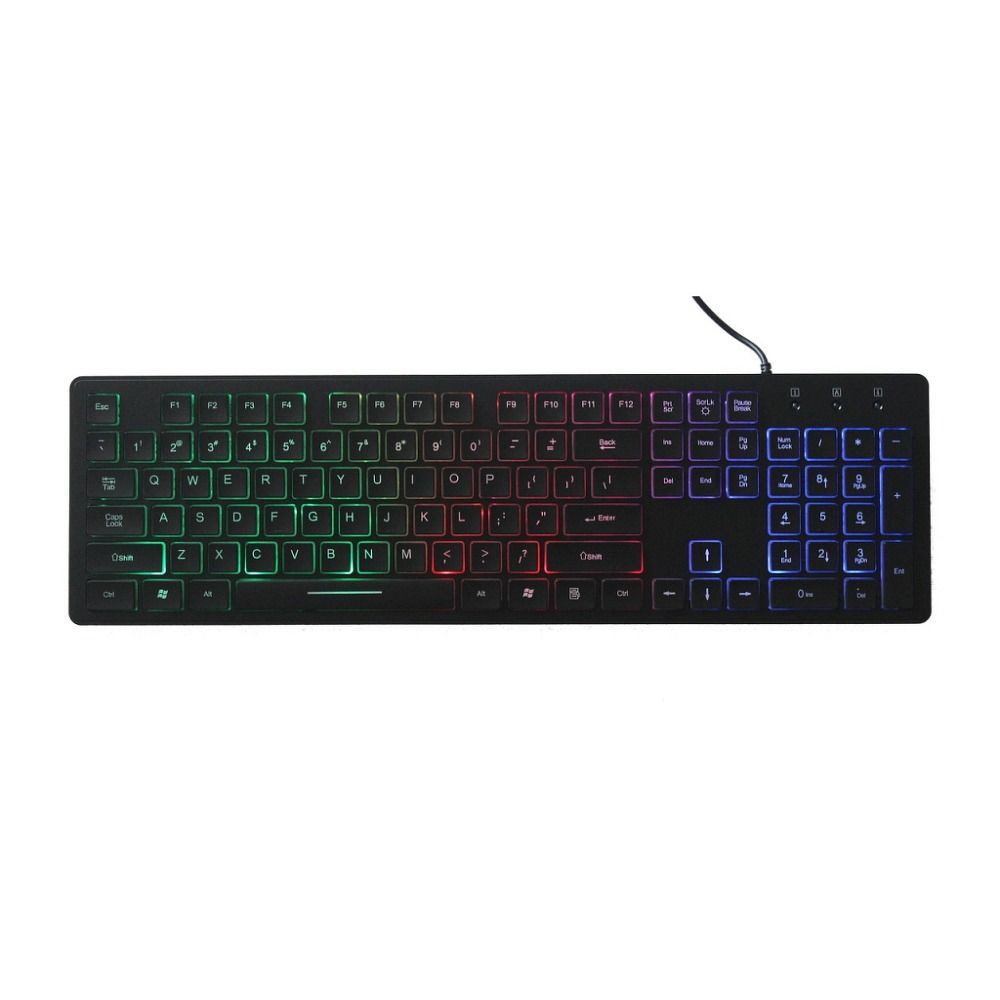 Tastatura AK-20, Iluminata LED, Negru - eMAG.ro