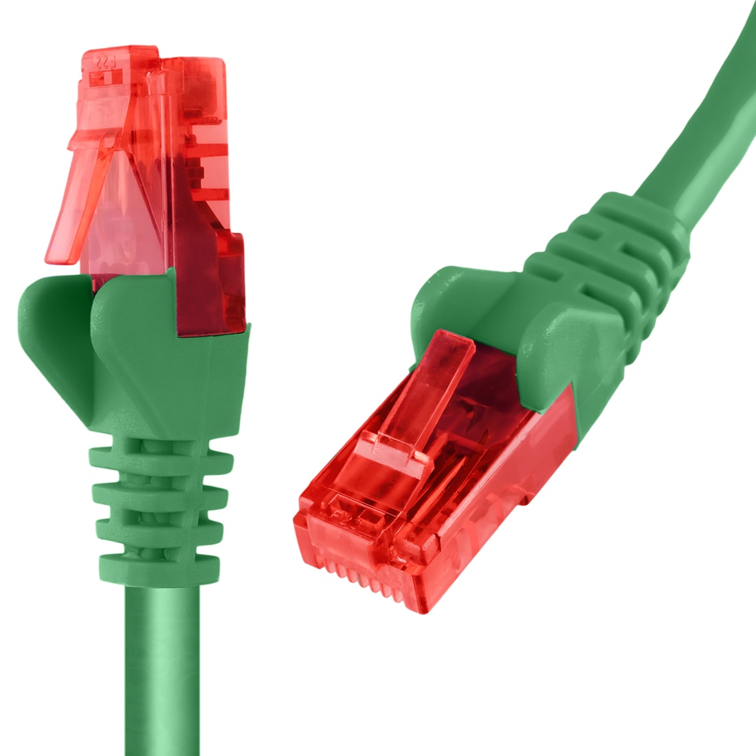 Cablu RJ45 CAT 6 U/UTP AWG24 verde 25m - eMAG.ro