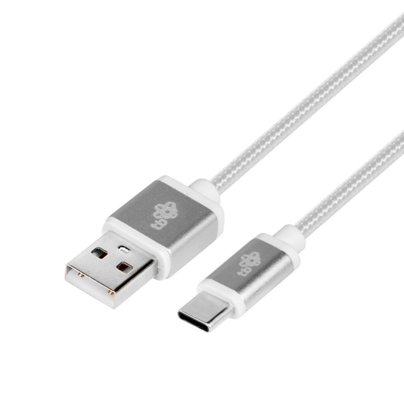 Cablu USB-USB C cablu argintiu de 1,5 m - eMAG.ro