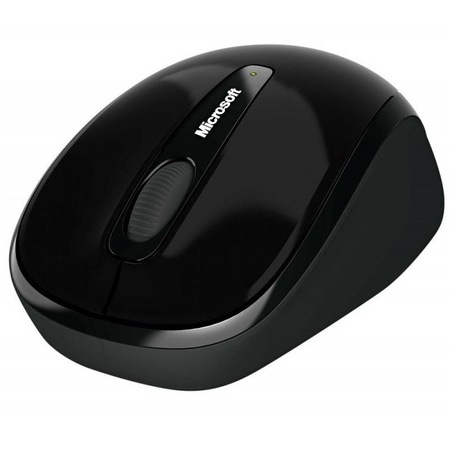 Mouse mobil wireless, Microsoft 3500, Negru - eMAG.ro