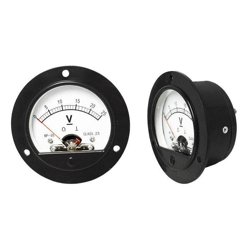 Voltmetru rotund, 25V, Negru - eMAG.ro