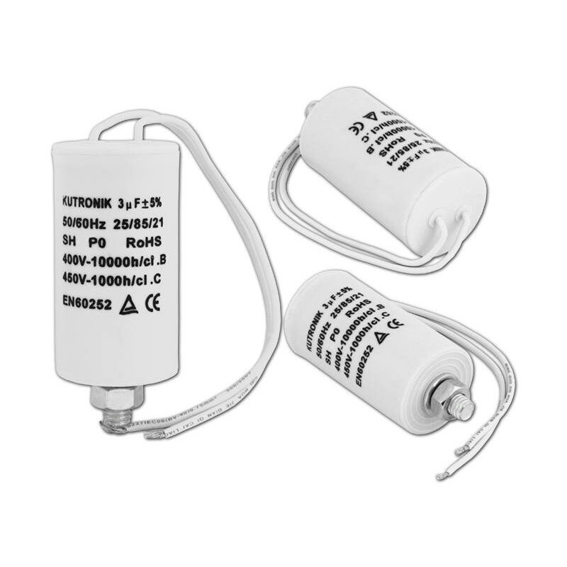 Condensator motor, 450 V, Alb - eMAG.ro