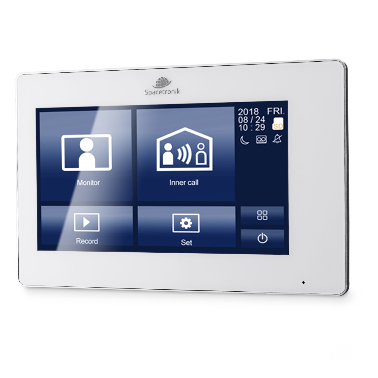 Monitor control acces, Spacetroni, 7 inch, Alb - eMAG.ro