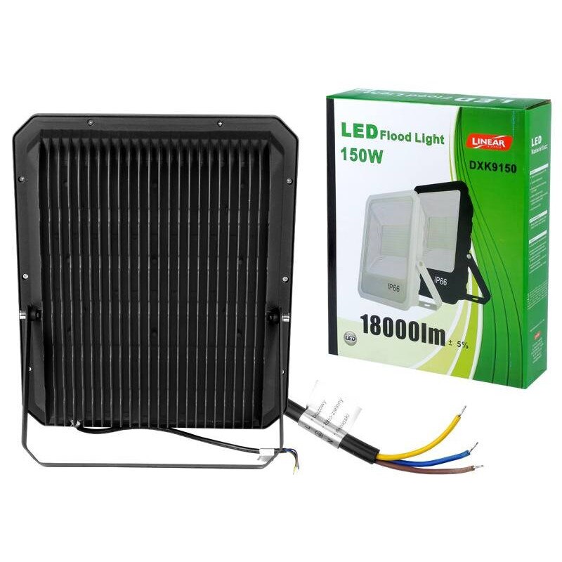 Proiector LED, Linear, 150 W, 5700K, Lumina rece, Negru - eMAG.ro