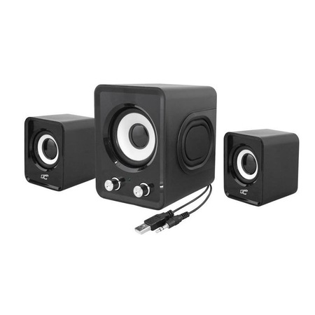 Set boxe PC LTC, 2.1, 11W, USB, 5V, Negru - eMAG.ro
