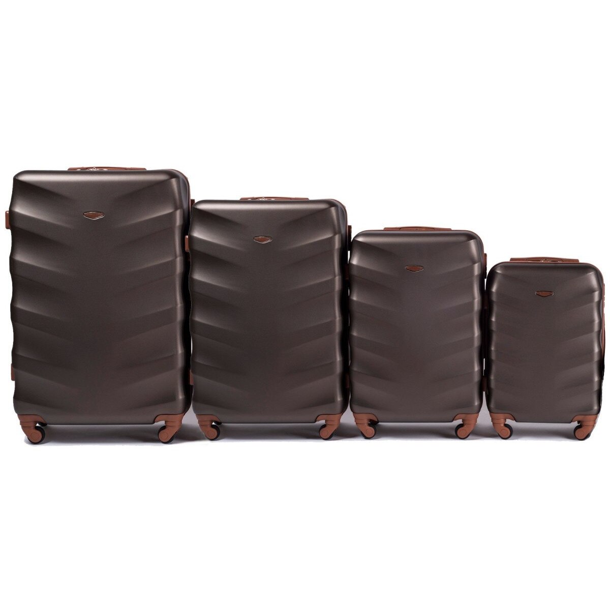 Set 4 trolere, Wings, ABS, 85 l, Maro - eMAG.ro