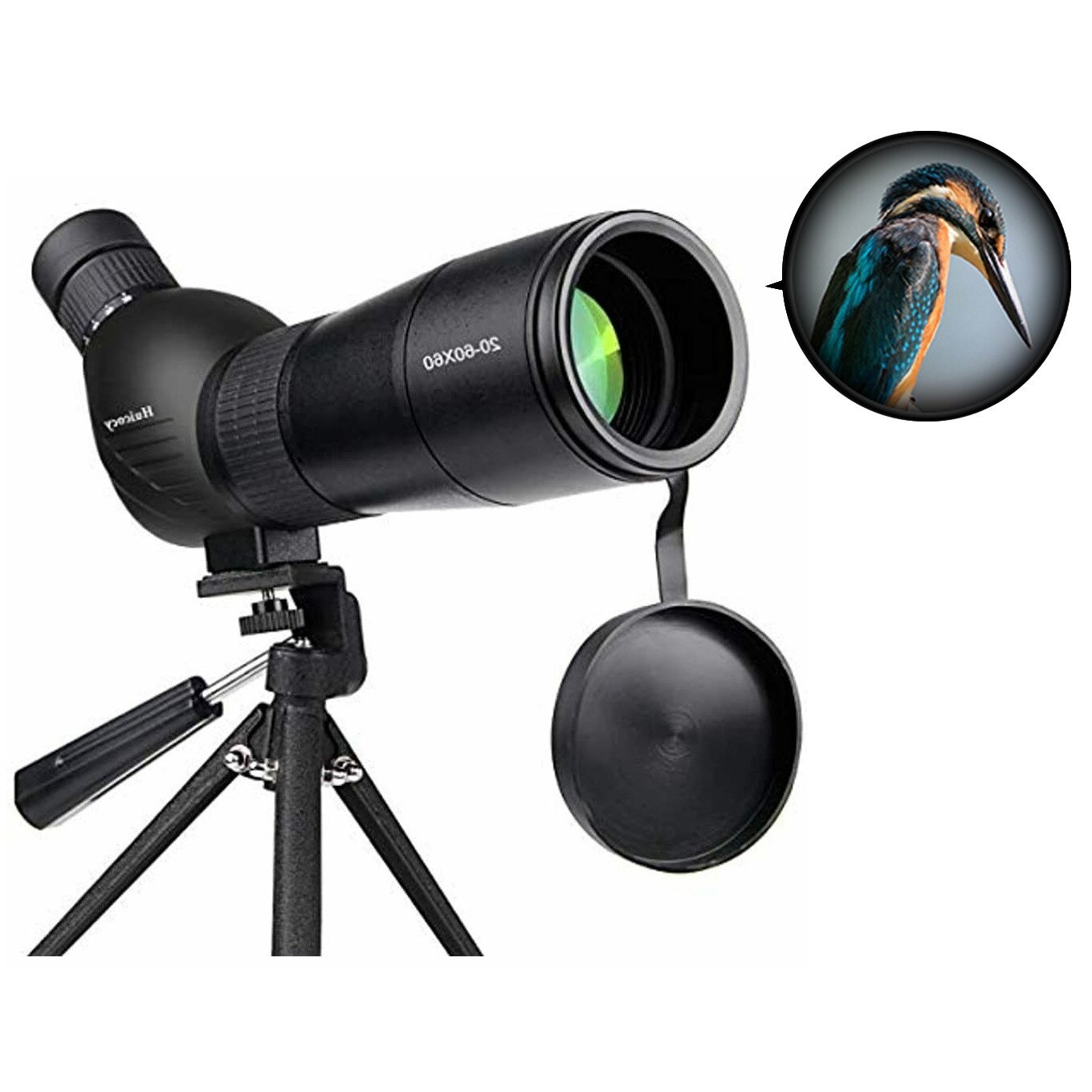 Zoom monocular, K&F Concept, 20 - 60 x BAK-4 - eMAG.ro