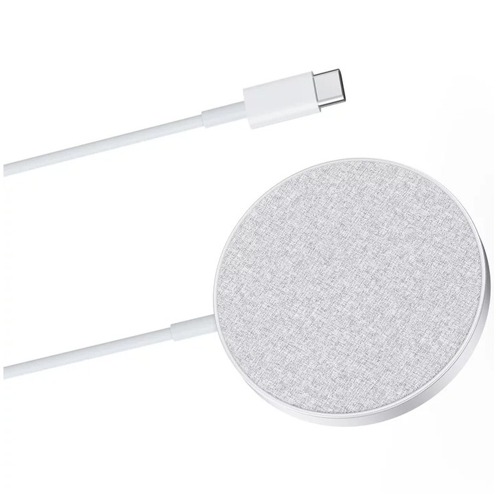 Incarcator wireless Anker PowerWave Select+ Magnetic Pad 7.5W, Gri ...