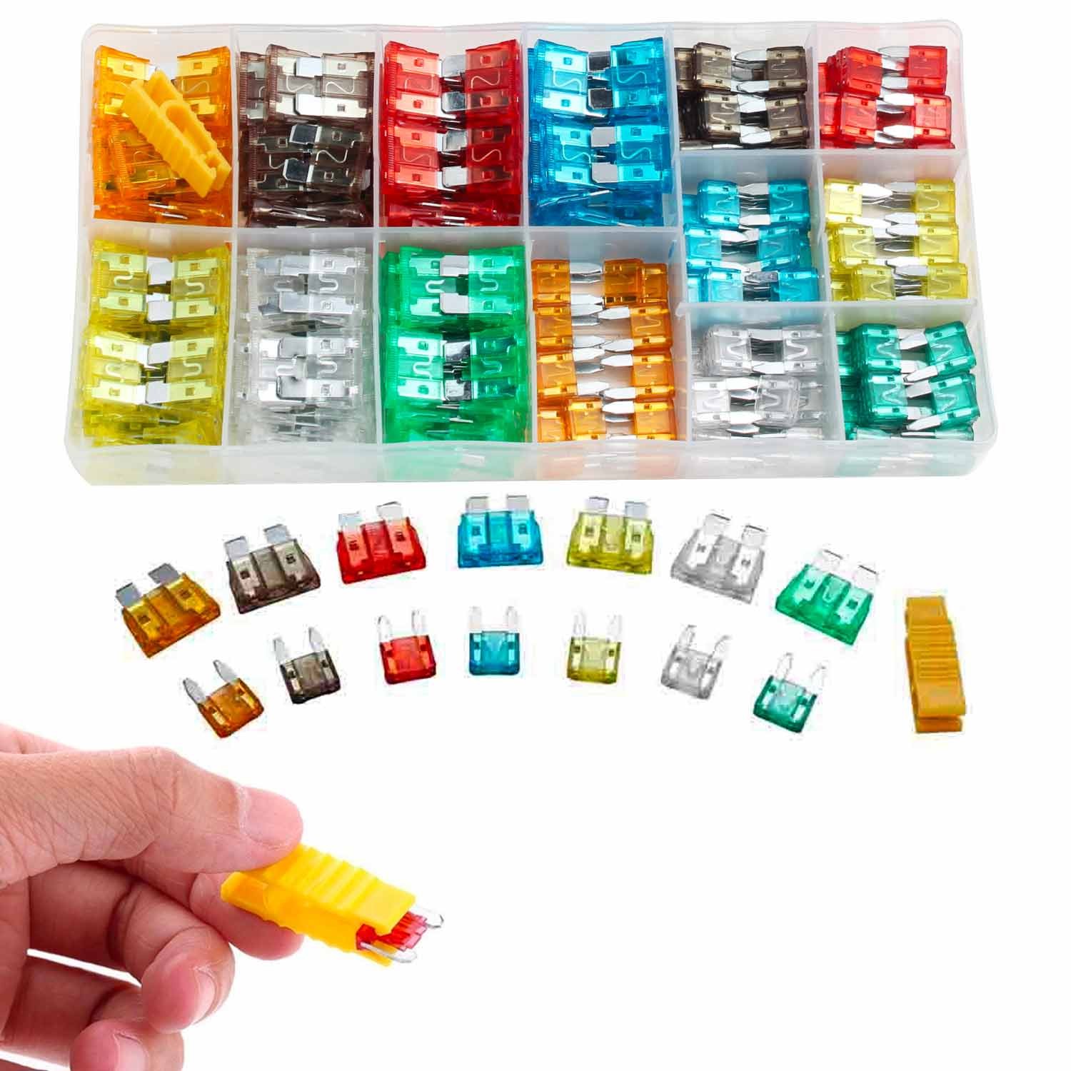 Set sigurante auto, 220 buc, Multicolor - eMAG.ro