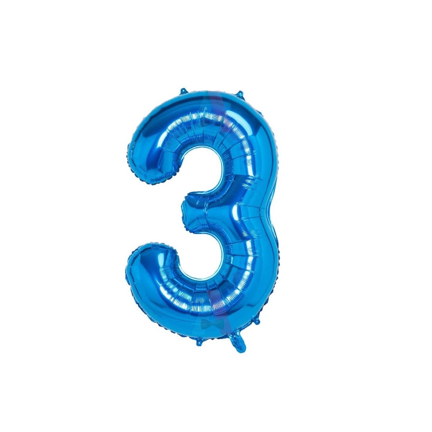Balon folie cifra 3, albastru azur, 95 cm - eMAG.ro