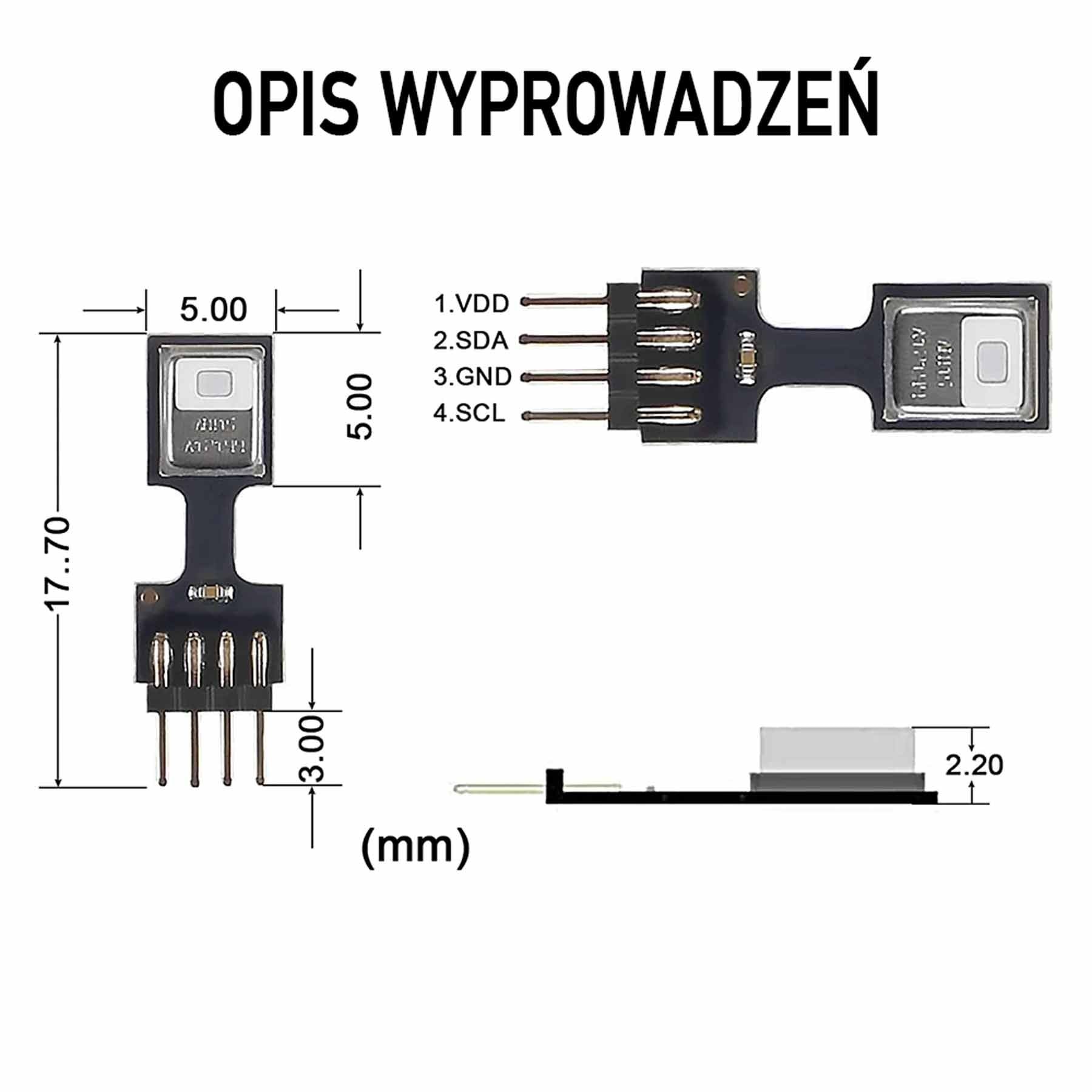 Senzor de temperatura si umiditate AHT15 3.3V - eMAG.ro
