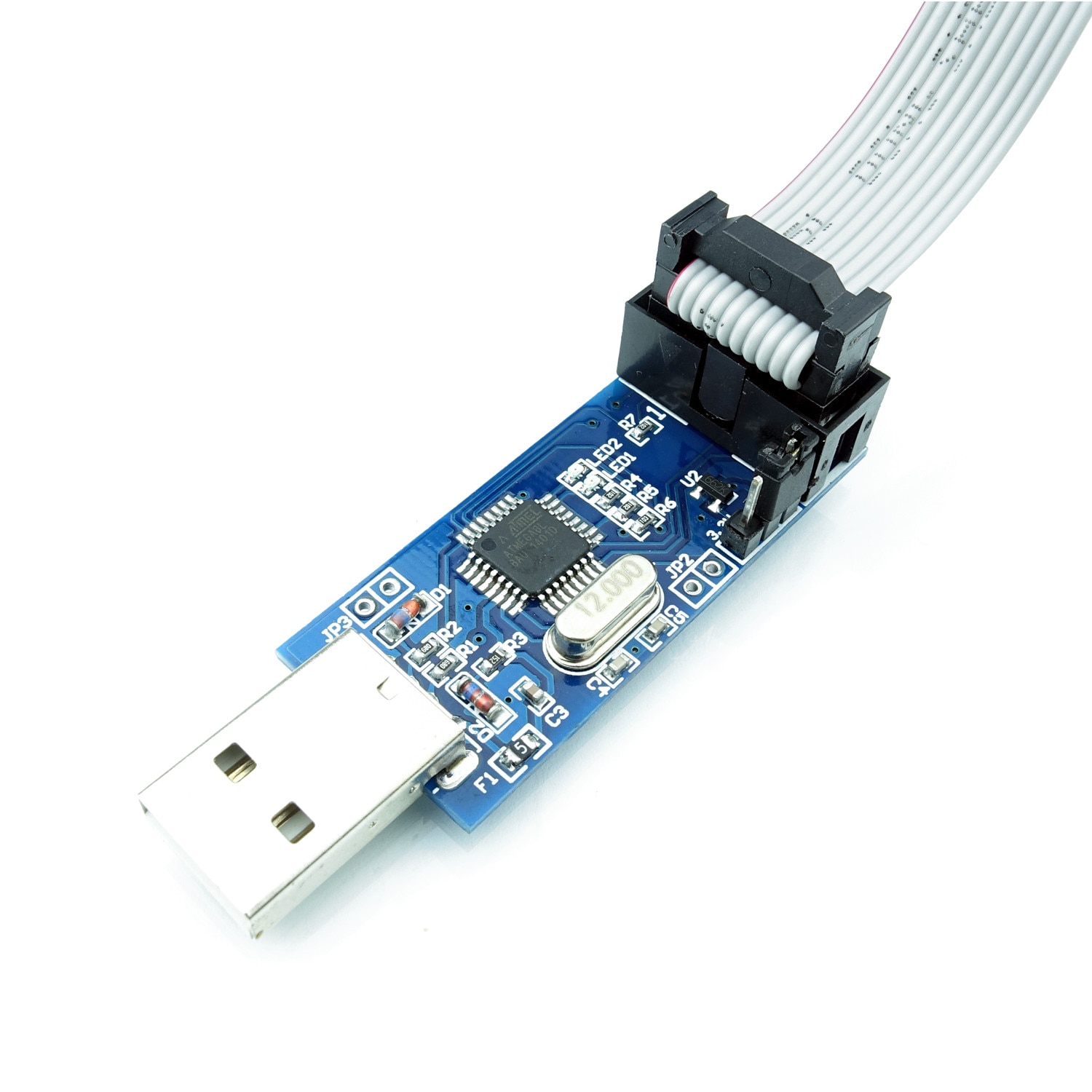 USBasp Atmel AVR Atmega ISP programozó + KANDA adapter - eMAG.hu