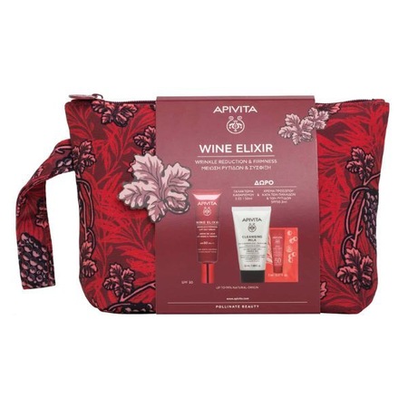 Set Crema de fata Wine Elixir, Apivita, Crema de ridicare, cu SPF 30 ...