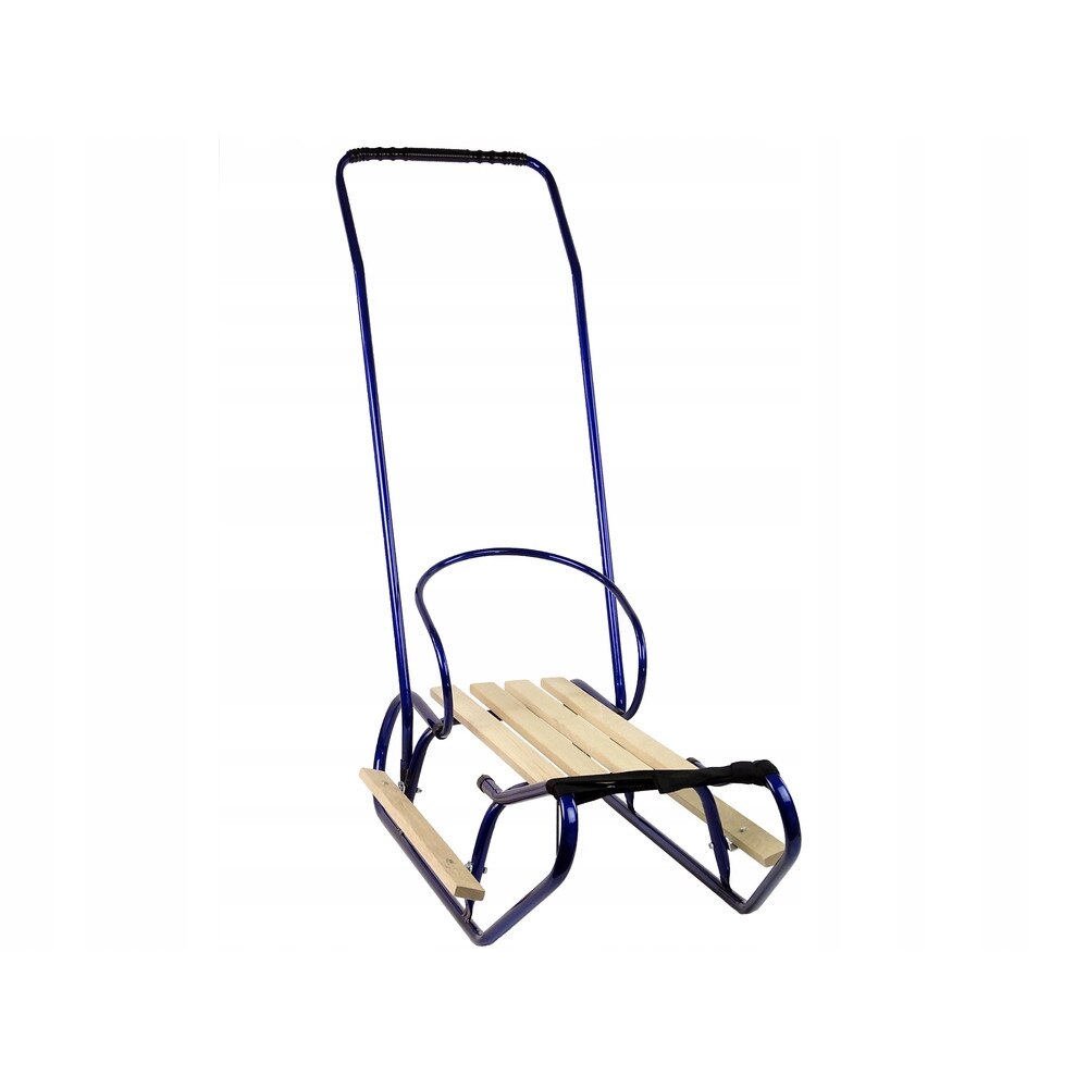 Sanie cu spatar, Lean Sport, Otel, 120x40x35cm, Albastru - eMAG.ro