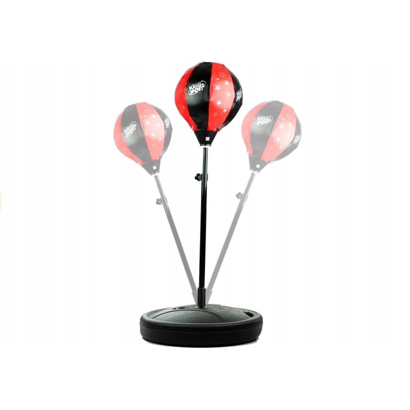 Set de box pentru copii, Kings Sport, Otel, Negru/Rosu - eMAG.ro